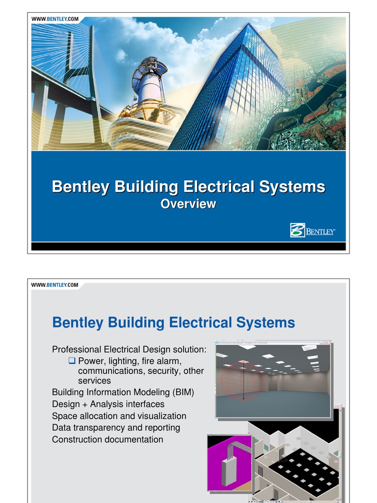 Comprehensive Overview of Bentley Building Electrical Systems ...