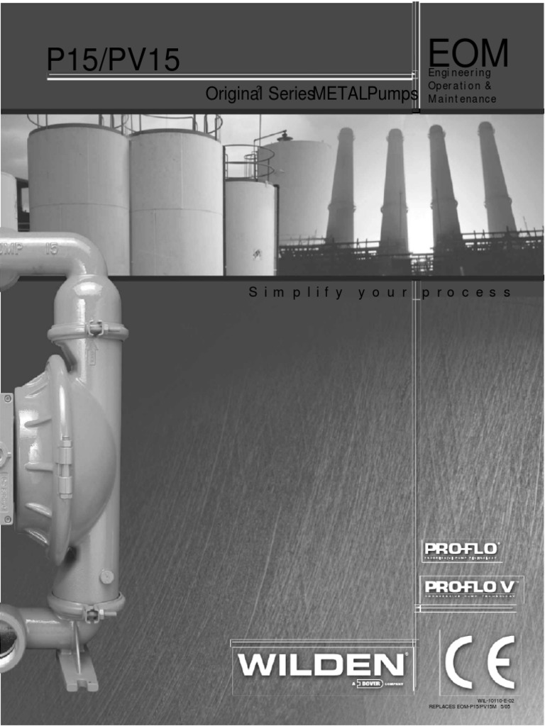 P15/PV15 Metal Pump Operation and Maintenance Guide | PDF | Pump | Valve