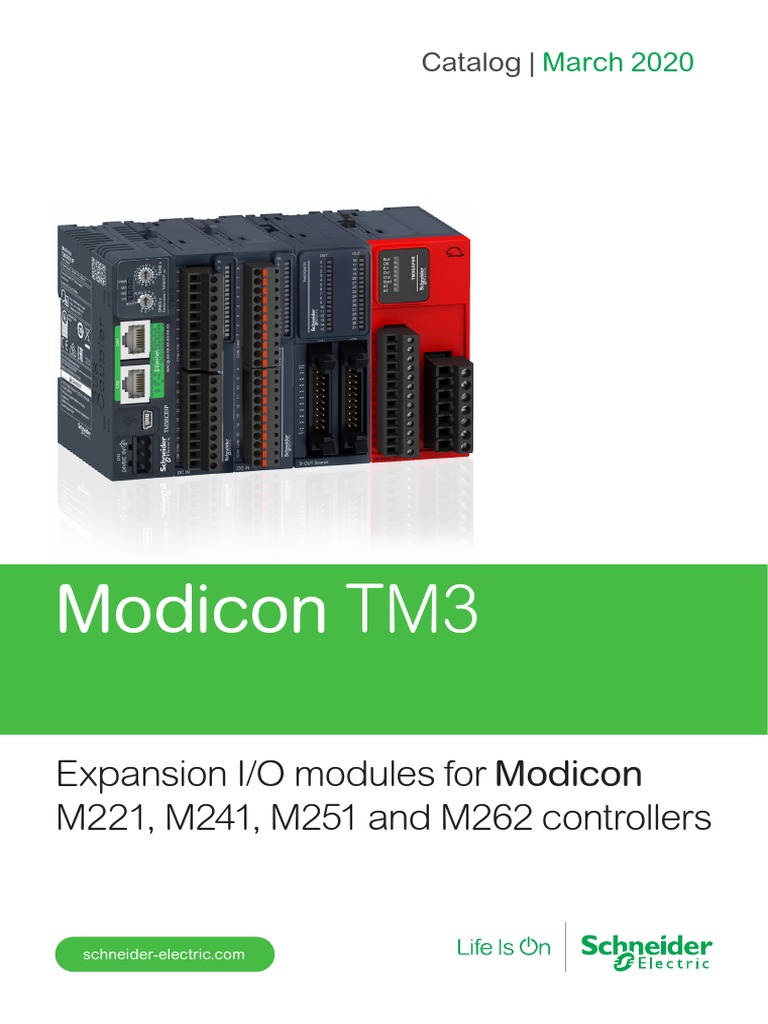 Catalog Modicon TM3 Expansion IO Modules For Modicon M221 M241 M251 and ...