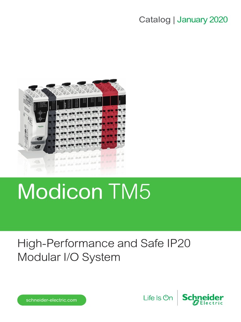 Catalog Modicon TM5 High Performance and Safe IP20 Modular IO System ...