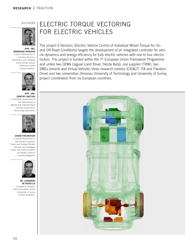 2014ATZ Electric Torque Vectoring For Electric Vehicles | PDF | Four ...