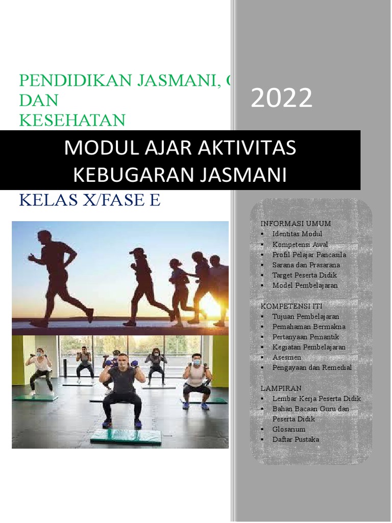Modul Ajar Aktivitas Kebugaran Jasmani Byan | PDF