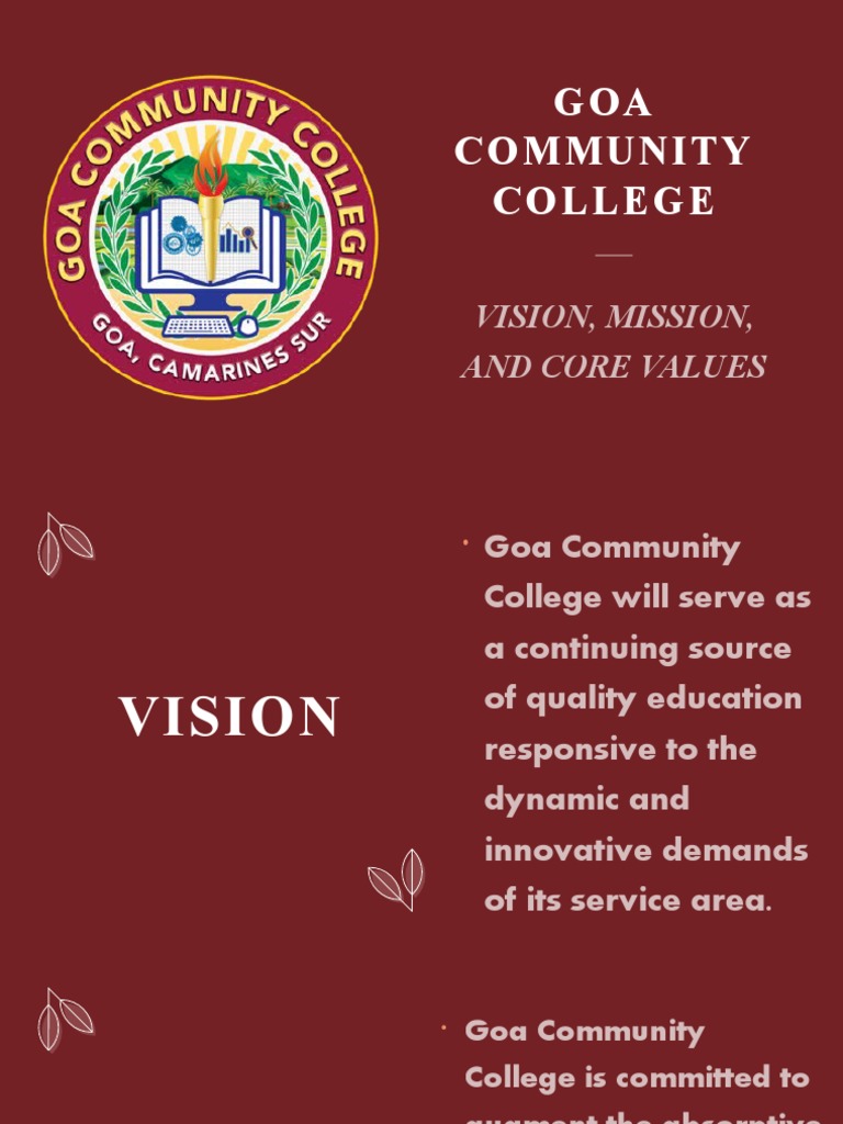 Goa Community College Vmcore | PDF
