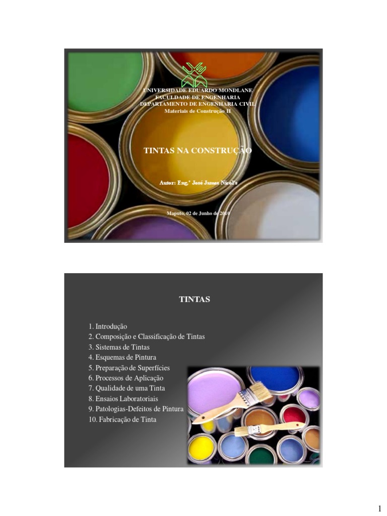 Tintas | PDF | Tinta | Substancias químicas