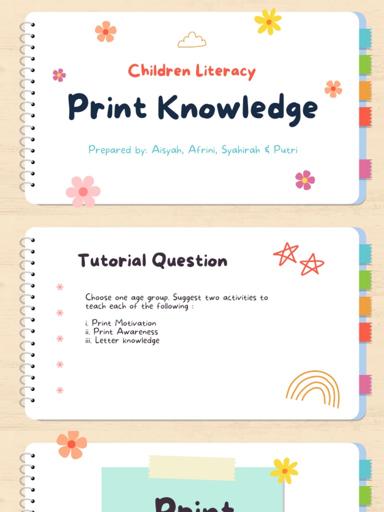 Print Knowledge | Download Free PDF | Literacy | Behavior Modification