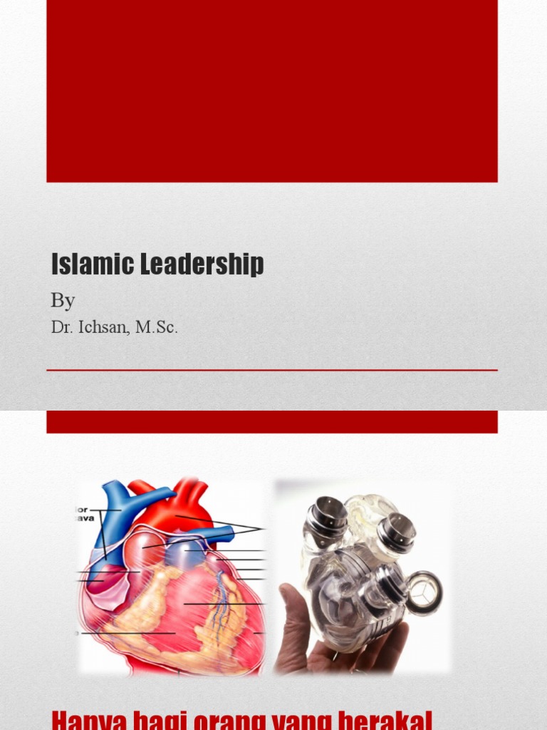 Islamic Leadership - Ichsan | PDF | Leadership | Behavioural Sciences
