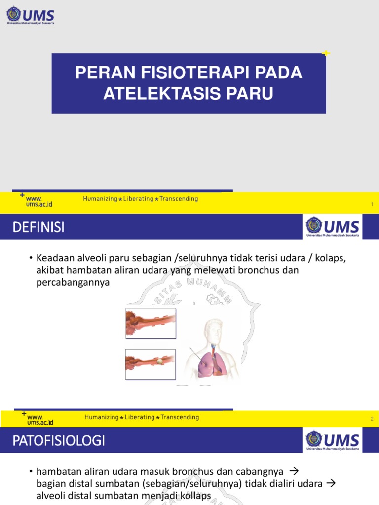 Fisioterapi untuk Atelektasis Paru | PDF