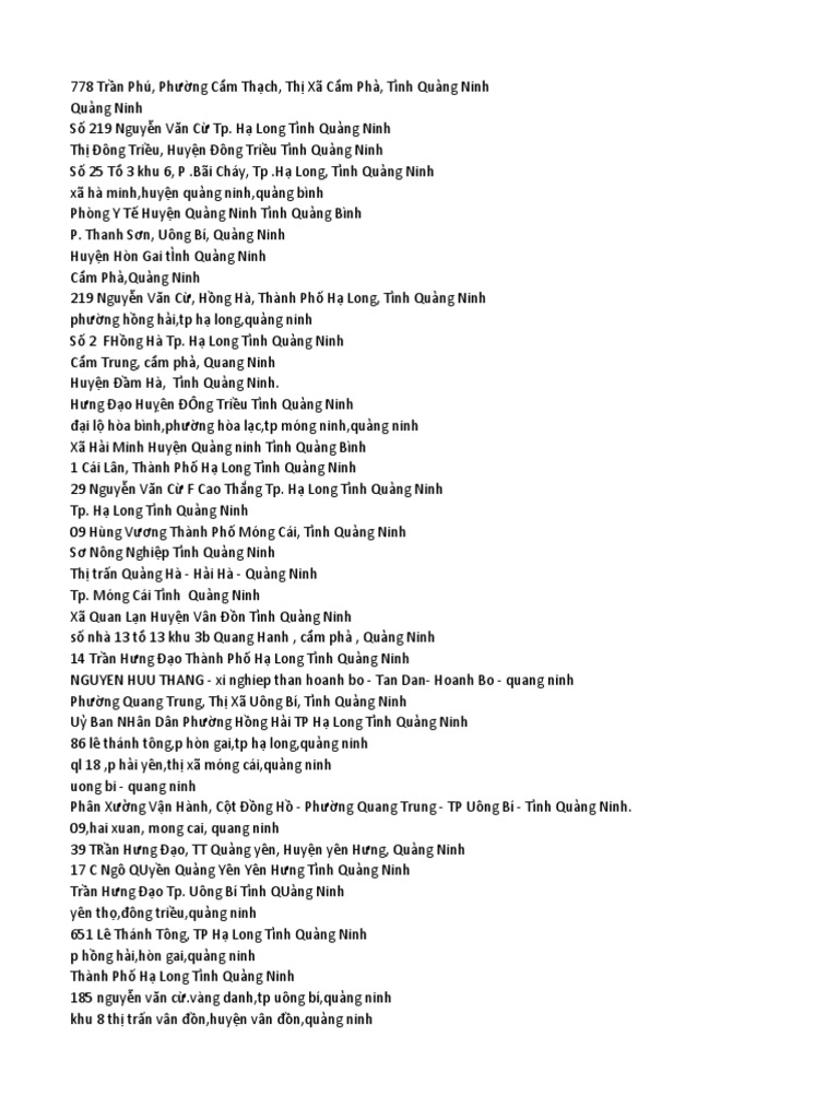 Quảng ninh 2 - KH thu nhap cao | PDF