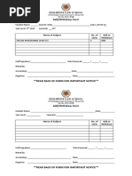 Agreement Form Guidance | PDF