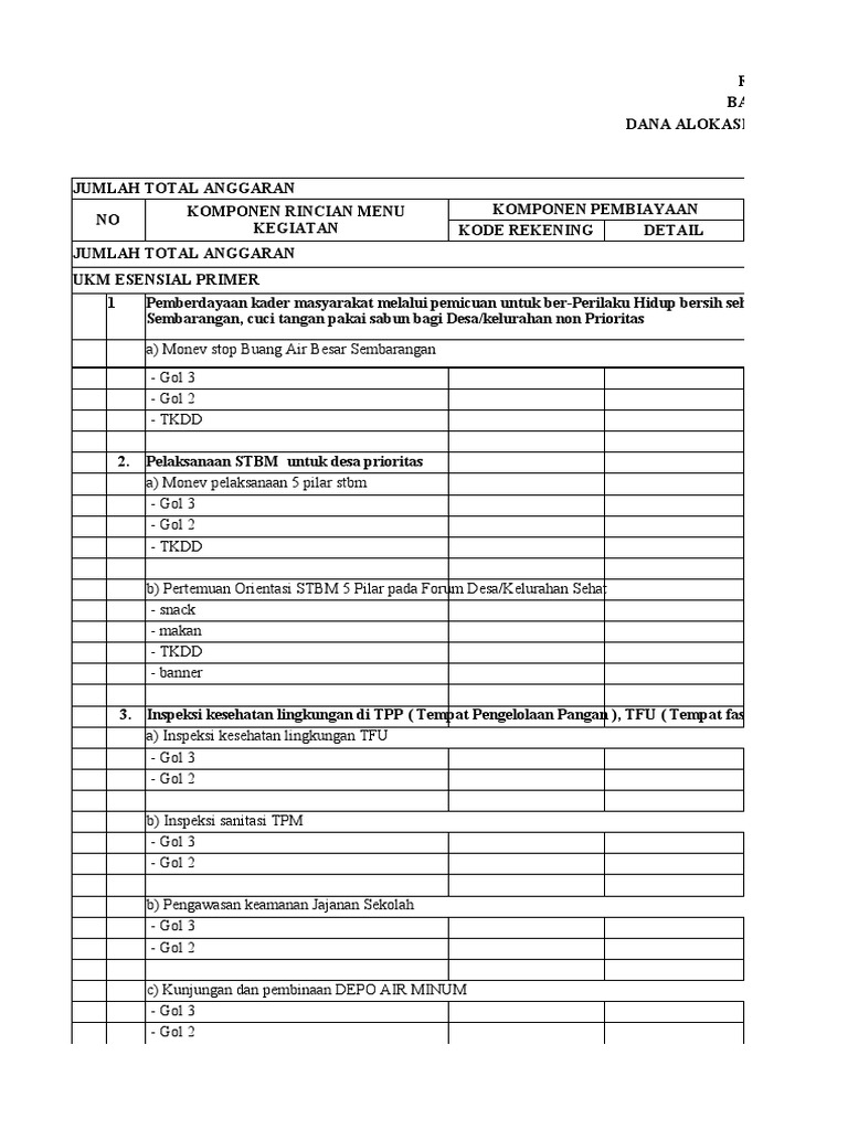 Ruk Kesling 2023 Tby | PDF