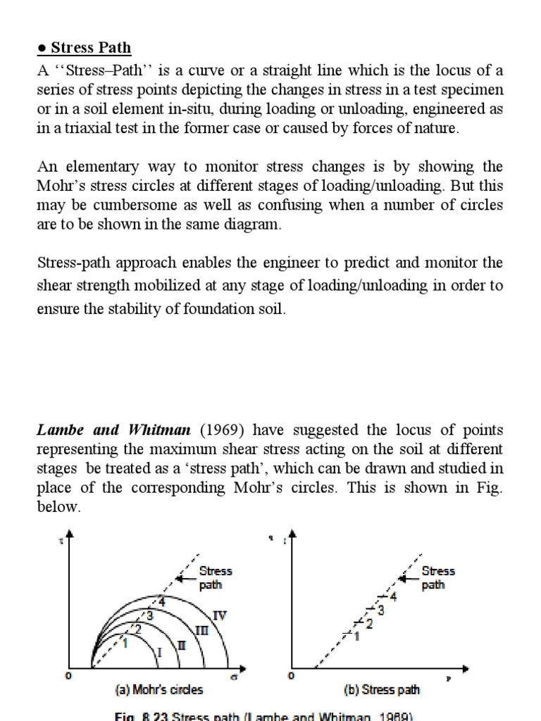 Stress Path | Download Free PDF | Stress (Mechanics) | Porosity