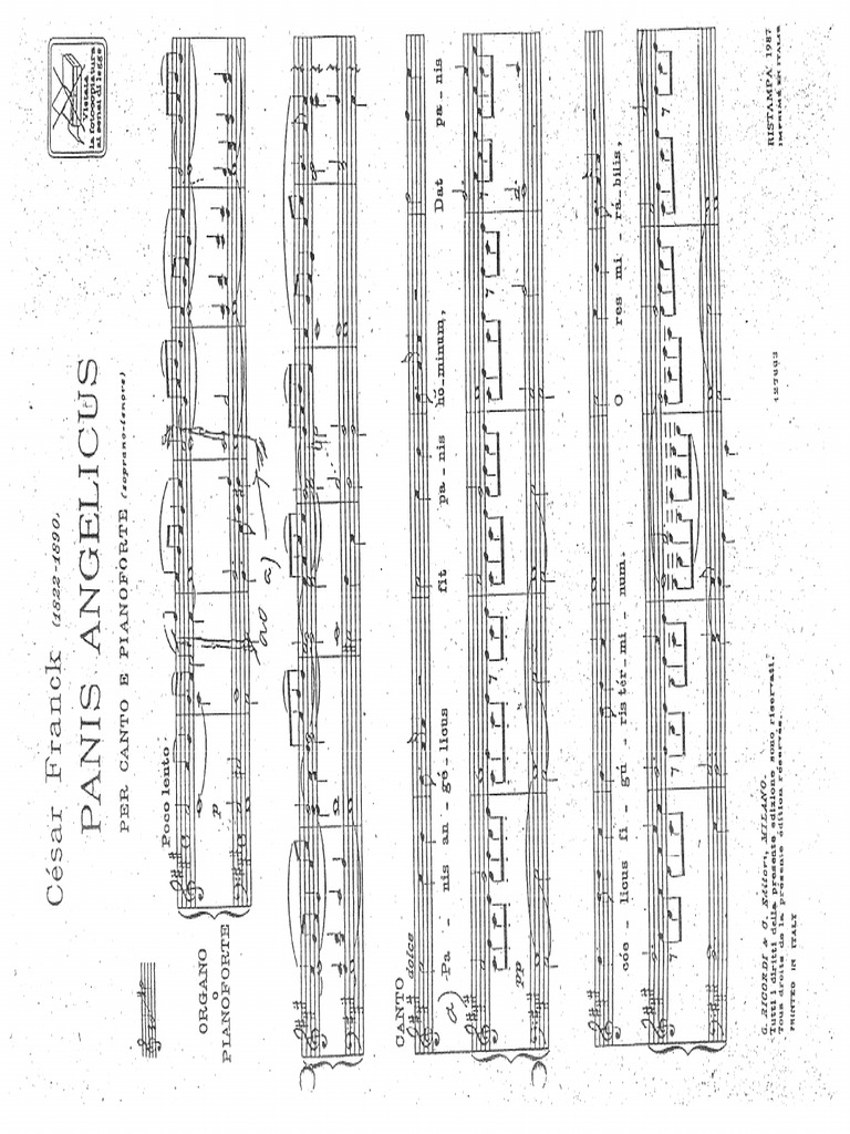 Panis Angelicus - Piano | PDF