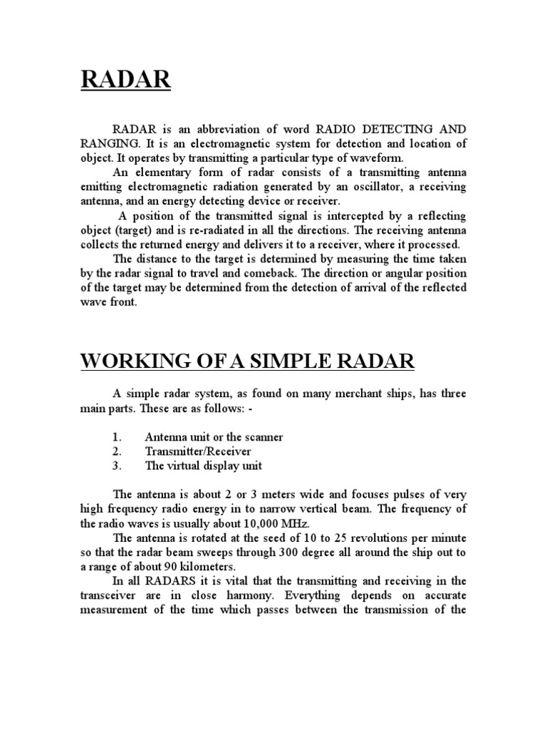 Bel Project Report | PDF | Radar | Amplifier