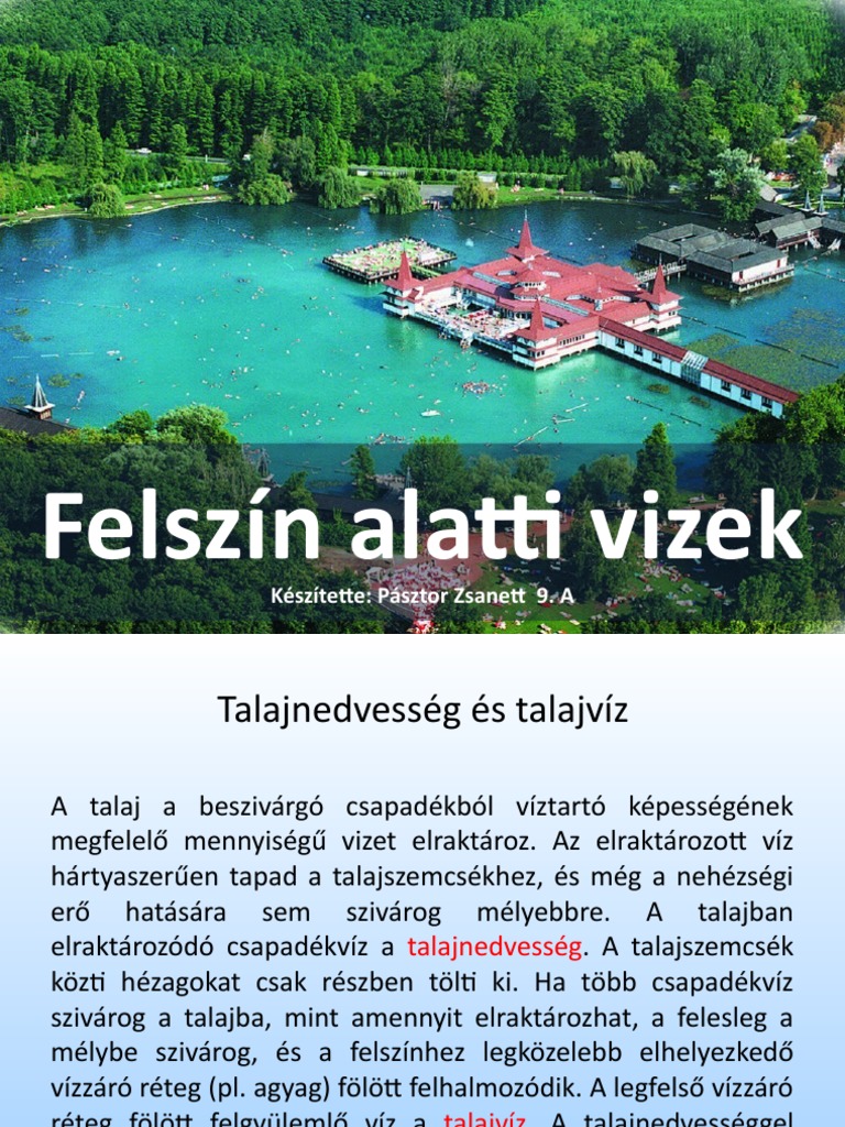 Felszín Alatti Vizek | PDF
