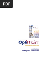 CMMS OptiMaint - Installation | PDF | Databases | Microsoft Sql Server