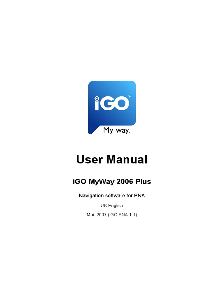 UserManual For iGO 2006SE PNA UK | PDF | Computer Keyboard | Icon (Computing)