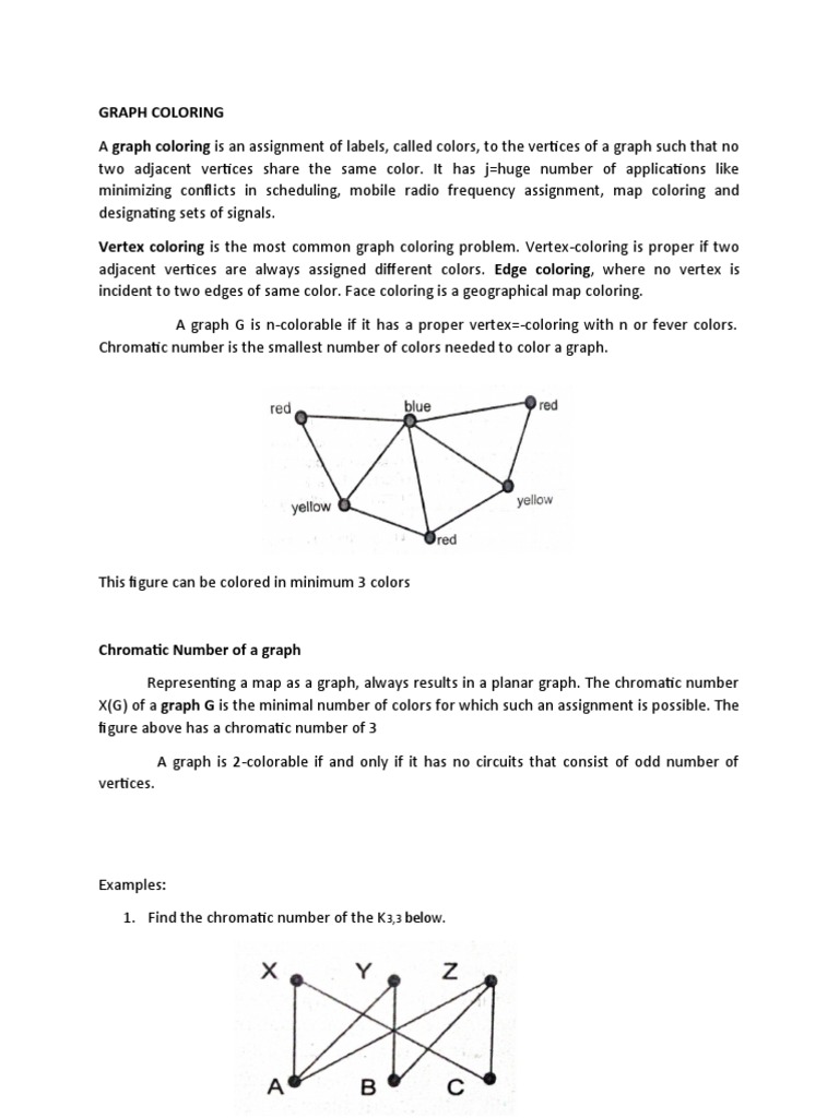 Graph Coloring | PDF | Vertex (Graph Theory) | Graph Theory