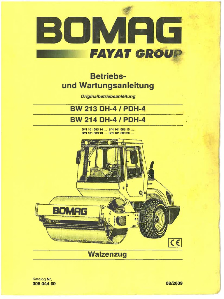 Bomag BW213 | PDF