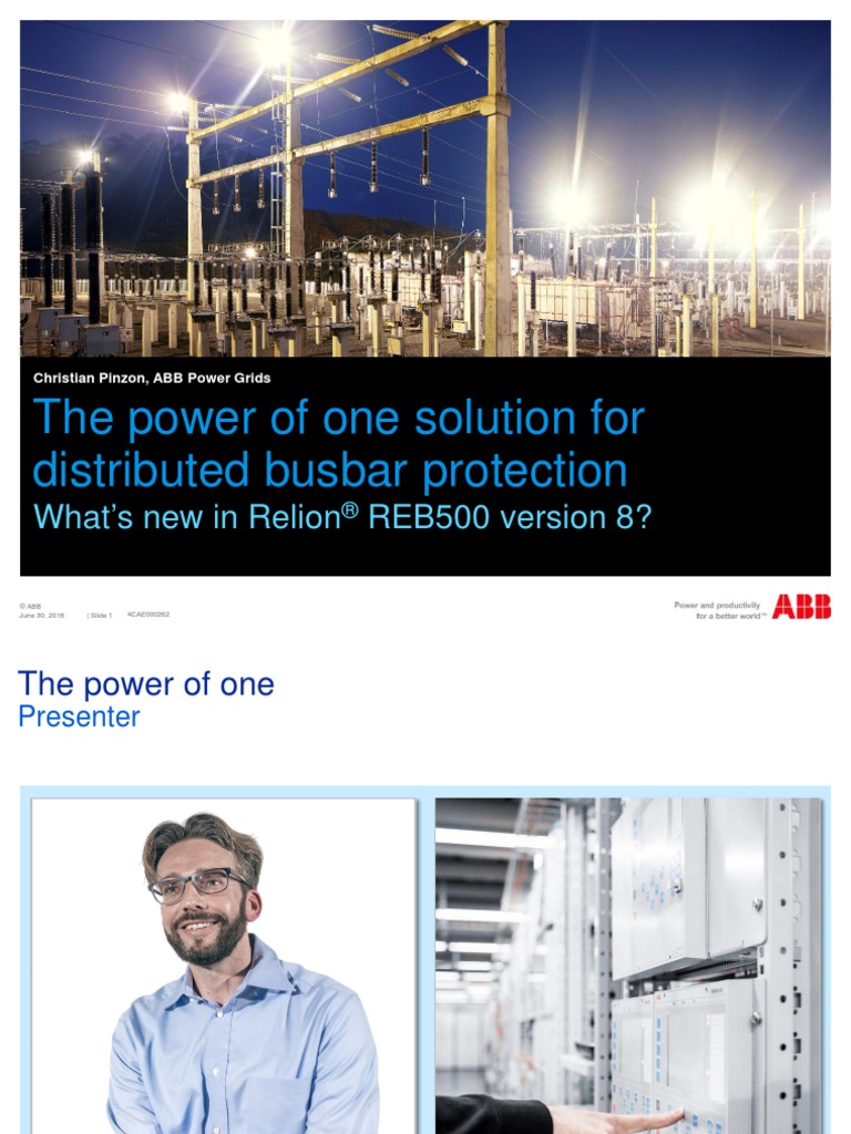 What Is New in ABB Relion REB500 External Webinar PPT 4CAE000262 Rev ...