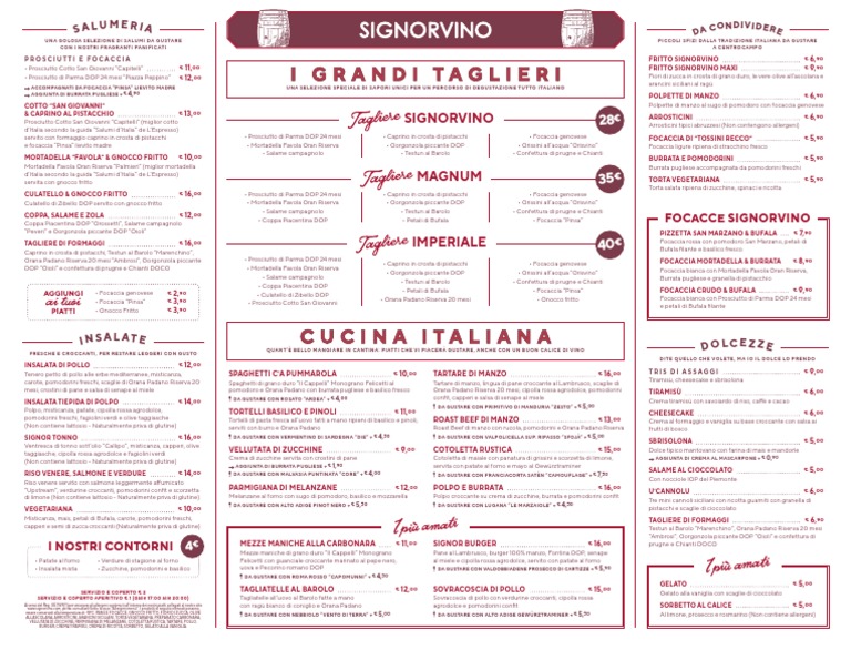 Menu Cena | PDF