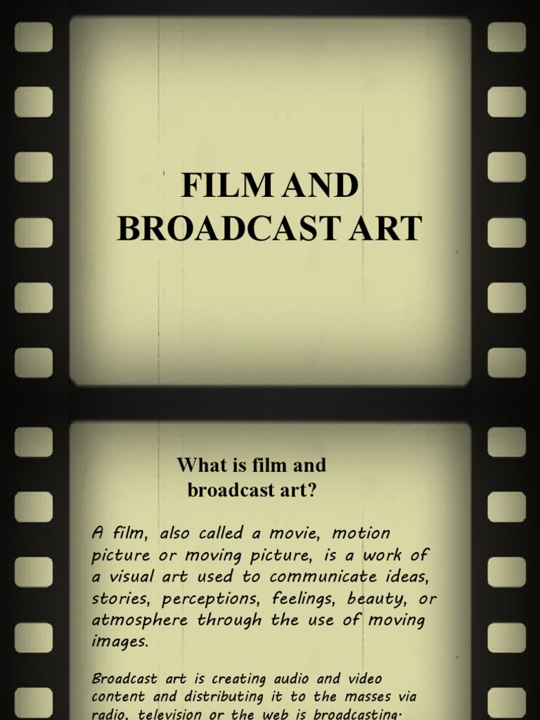 Cont. Art Film and Broadcast Art Report | PDF | Philippines