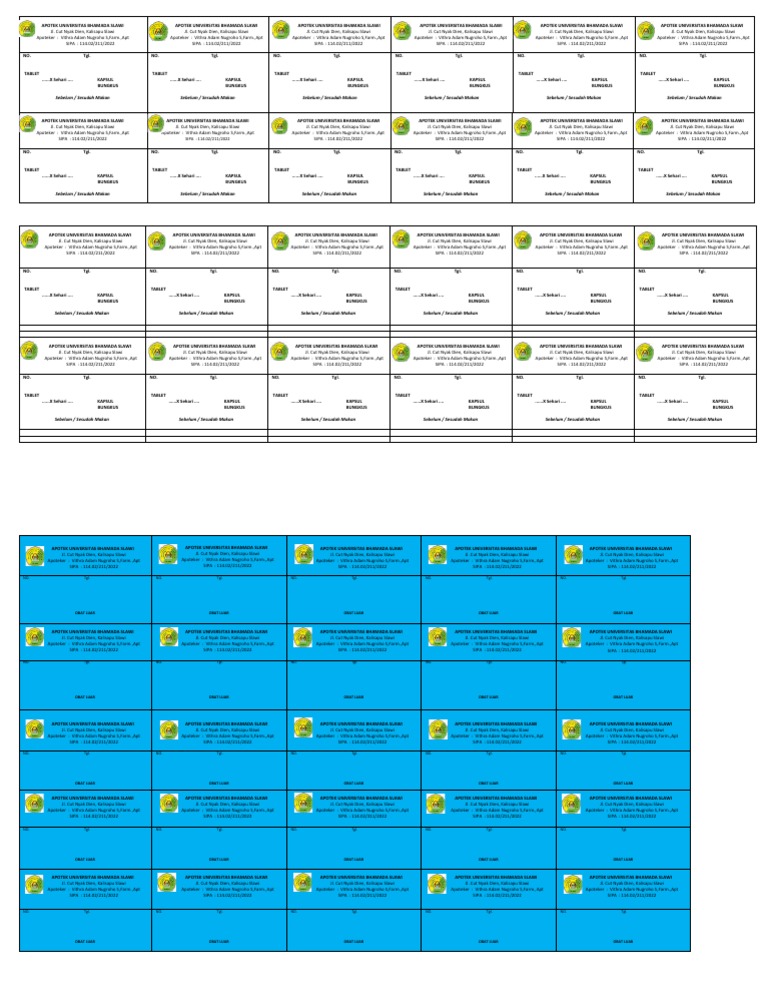 ETIKET PUTIH DAN BIRU Vithra Adam Nugroho (Fix) | PDF