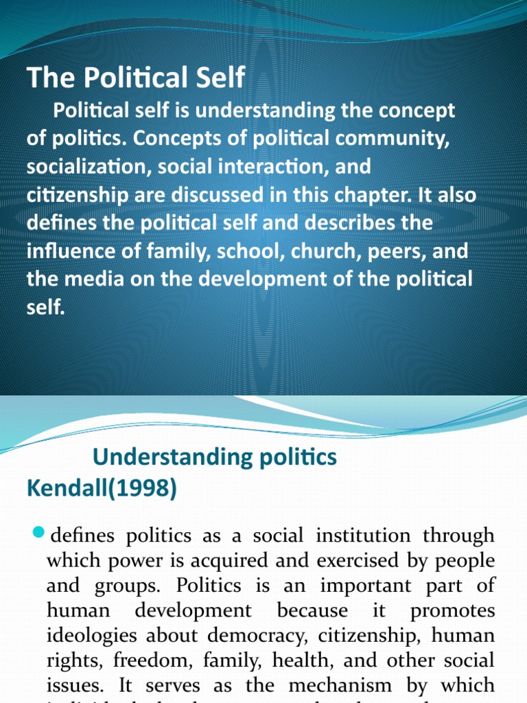 The Development of Political Self and Identity Through Socialization ...