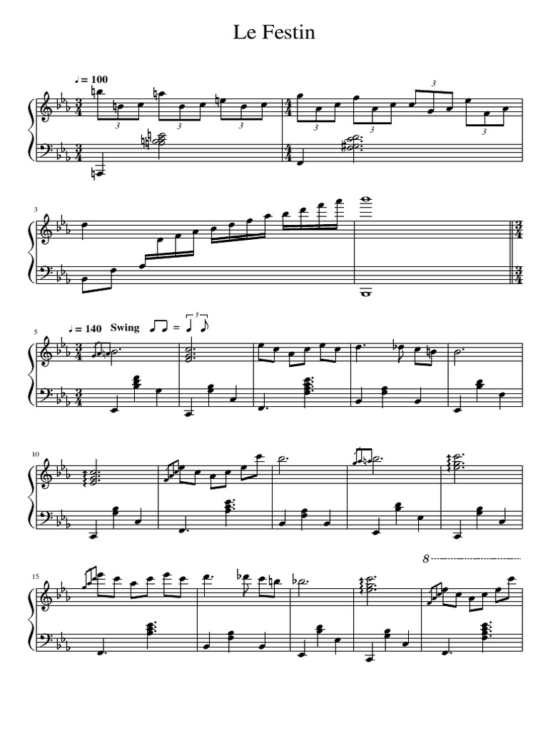 Le Festin - From Ratatouille | PDF