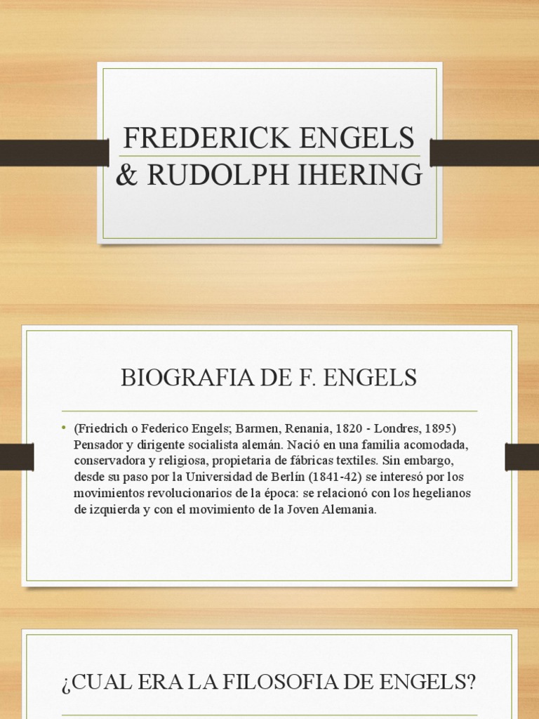 Frederick Engels & Rudolph Ihering | PDF | Friedrich Engels | Dialéctico