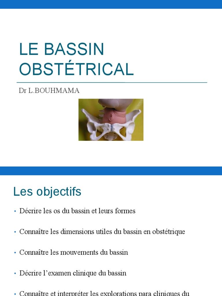 Anatomie et Examen du Bassin Obstétrical | PDF | Bassin (anatomie ...