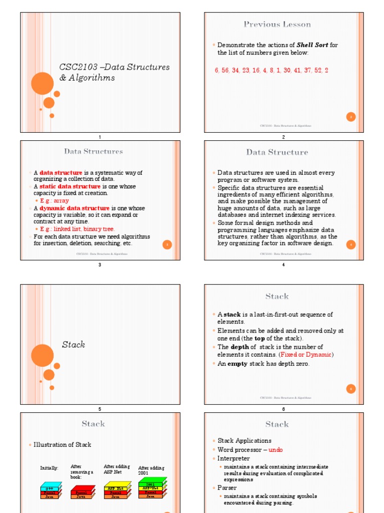 Csc2103 Lecture 3 Pdf Queue Abstract Data Type Pointer Computer Programming