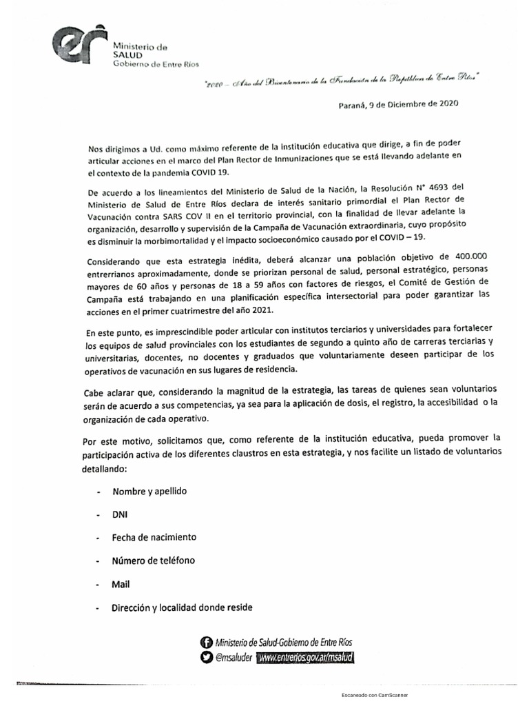 Nota Universidades | PDF