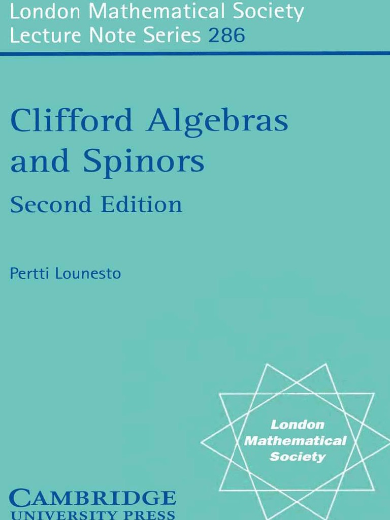 Clifford Algebra And Spinors Pdf Vector Space Euclidean Vector