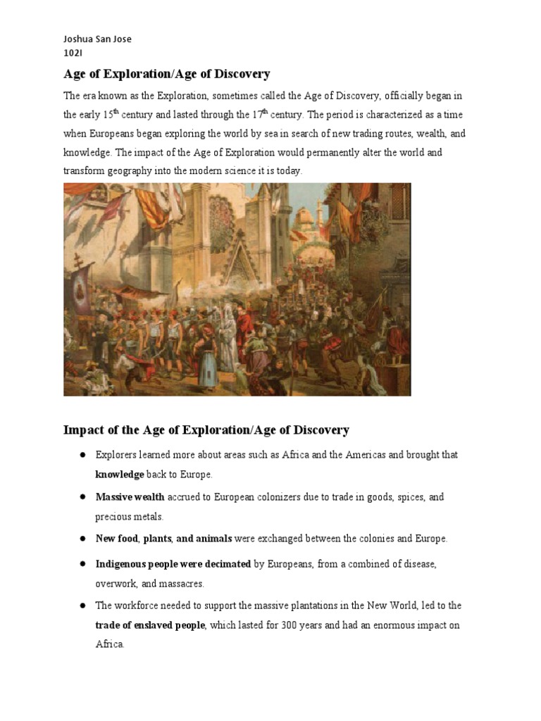 Age of Exploration | PDF | Spanish Empire | Age Of Discovery