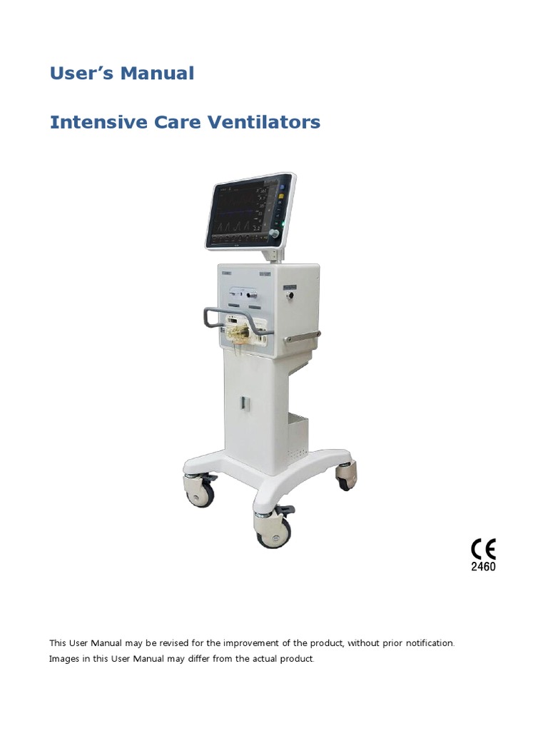 CV001 - Ventilator - MEK ICS - MV2000 - EVO5 - Users Manual | PDF ...