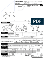 Mini Cog Spanish | PDF | Reloj