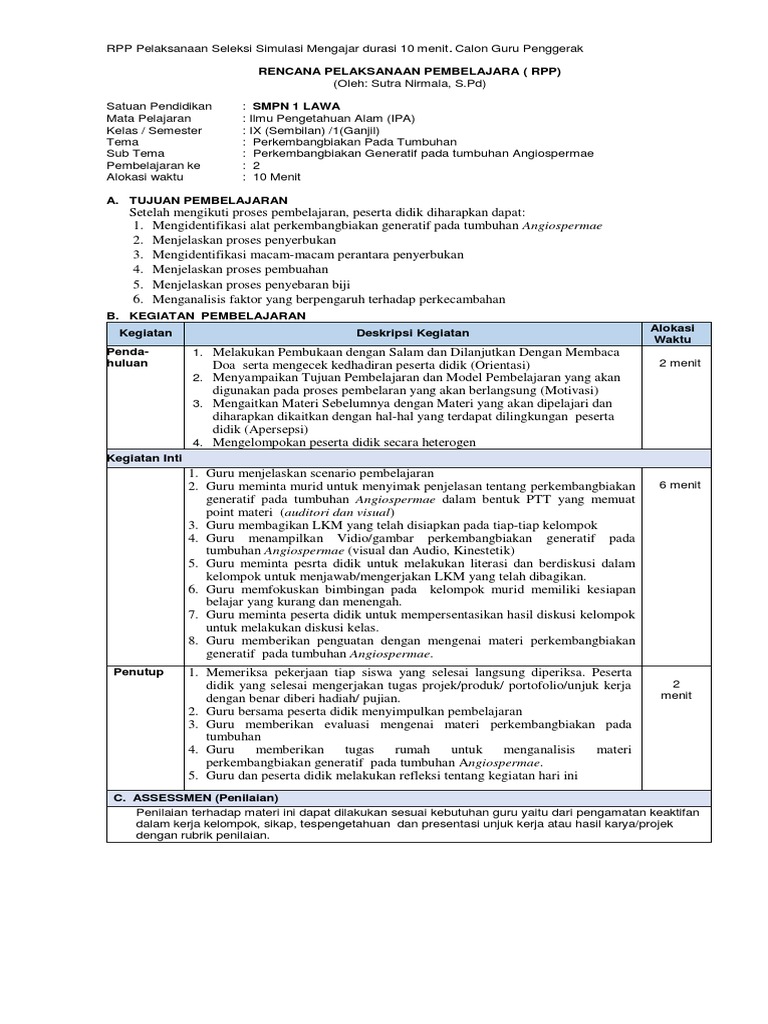 RPP 10 M SN 1 - Merged | PDF