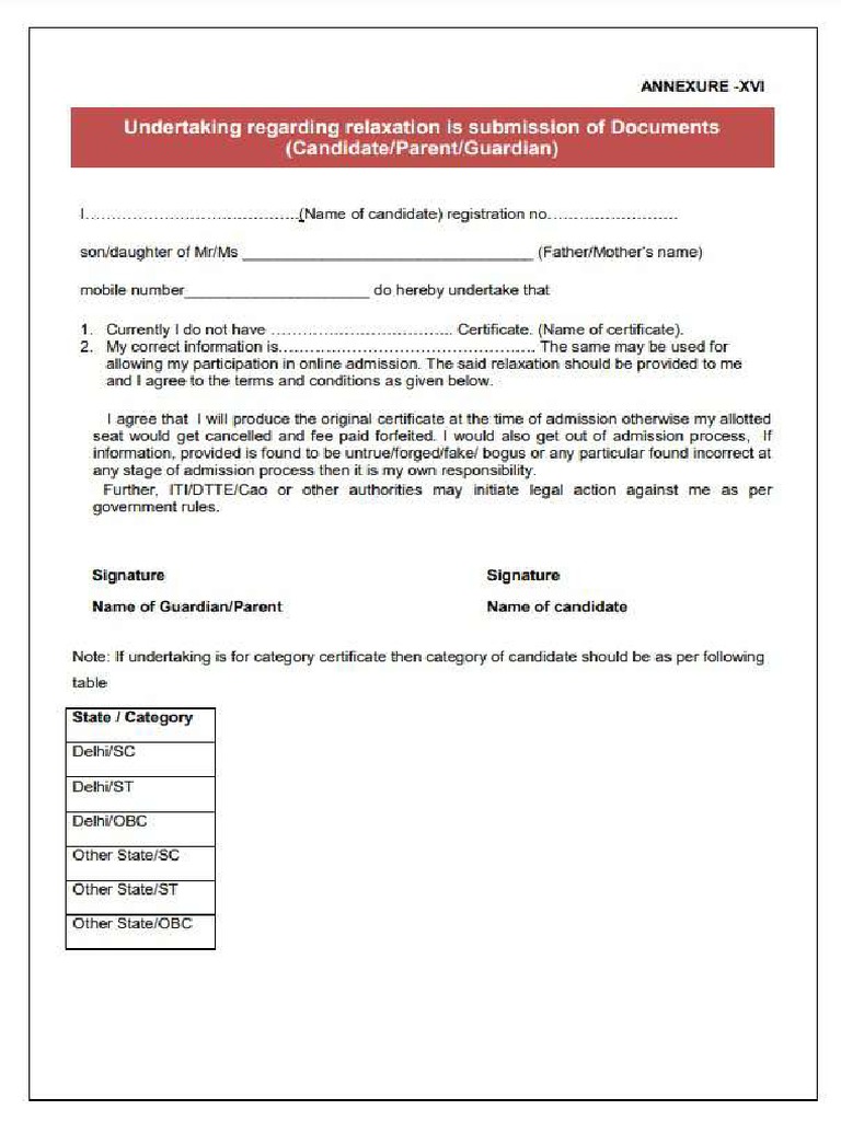 Annexure XVI | PDF