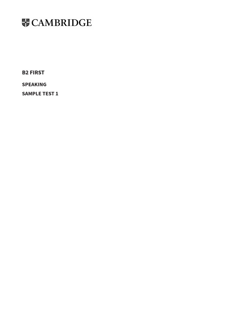 First Speaking Test 1 | PDF | Meal