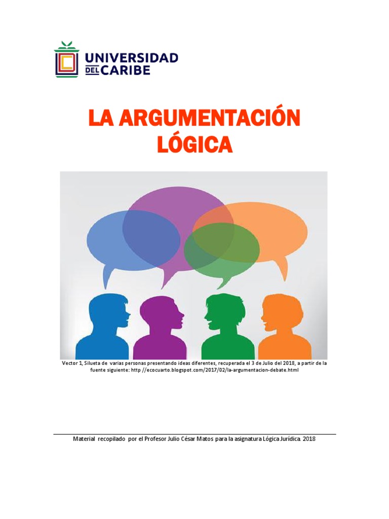 Unidad 5. Recurso 1. Lectura. La Argumentación Lógica - 2018 | PDF ...