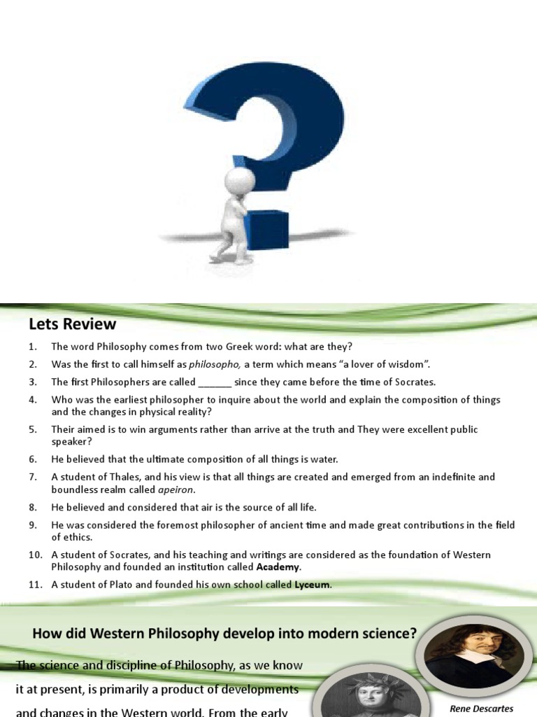 Lesson 1-What Is Philosophy | PDF | Western Philosophy | Eastern Philosophy