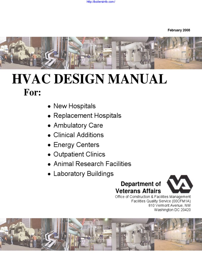 HVAC Design Manual For Hospitals | PDF | Veterans Health Administration ...