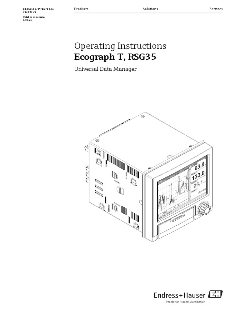RSG35 Manual Prog | PDF | Direct Current | Switch