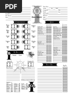 Wrath & Glory - Character Sheet (4 Page - Form Fillable - Optimized) | PDF | Computers