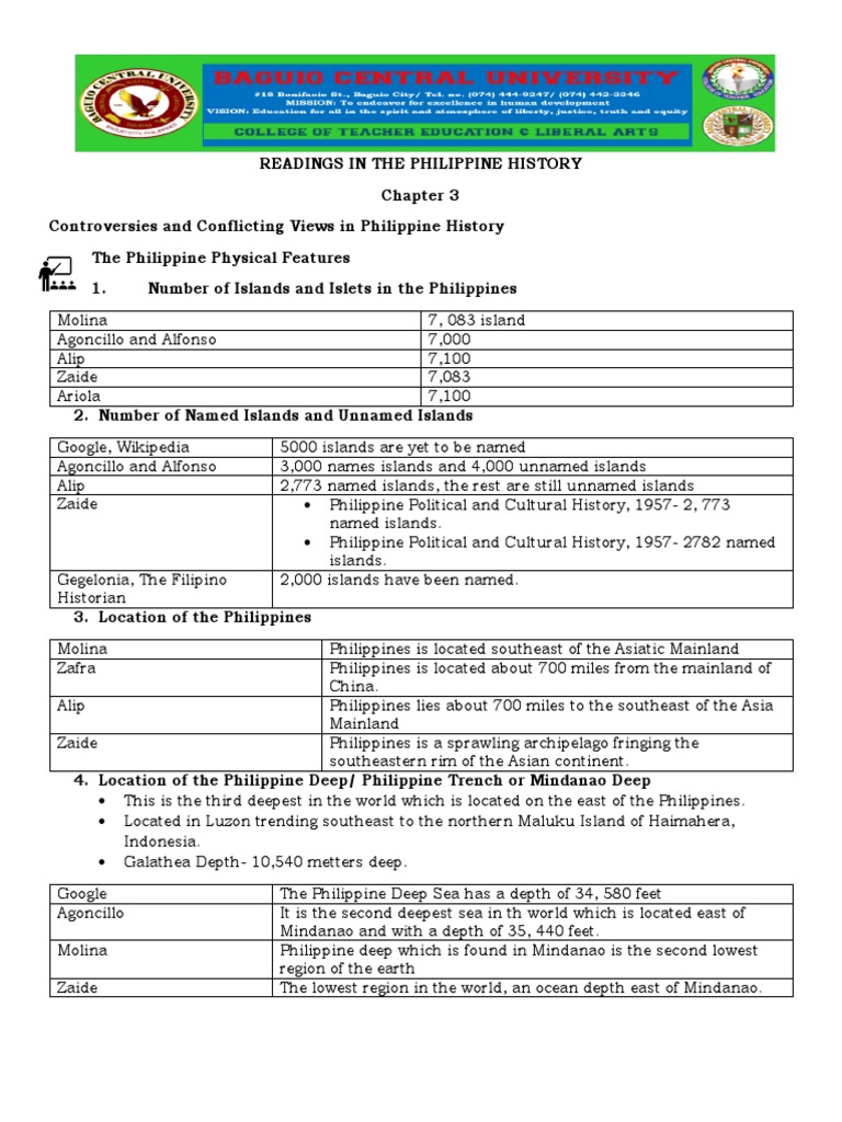 History Lesson 4 | PDF | Philippines | Island