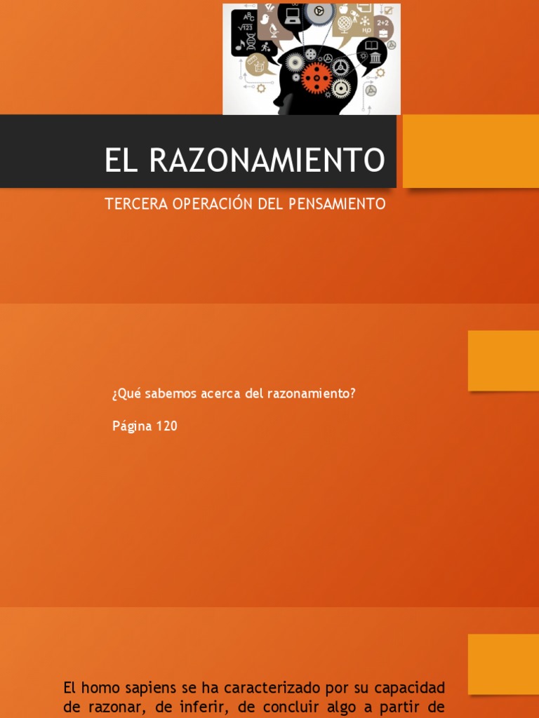 El Razonamiento | PDF | Razonamiento inductivo | Razonamiento deductivo