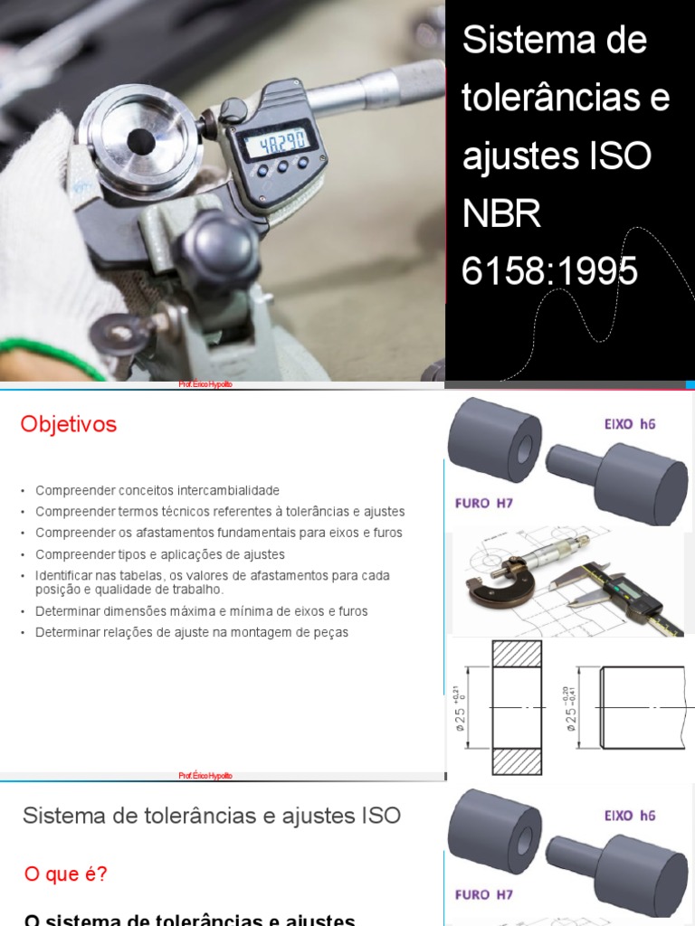 Sistemade Tolerâncias e Ajustes ISO | PDF | Dimensão | Padronização