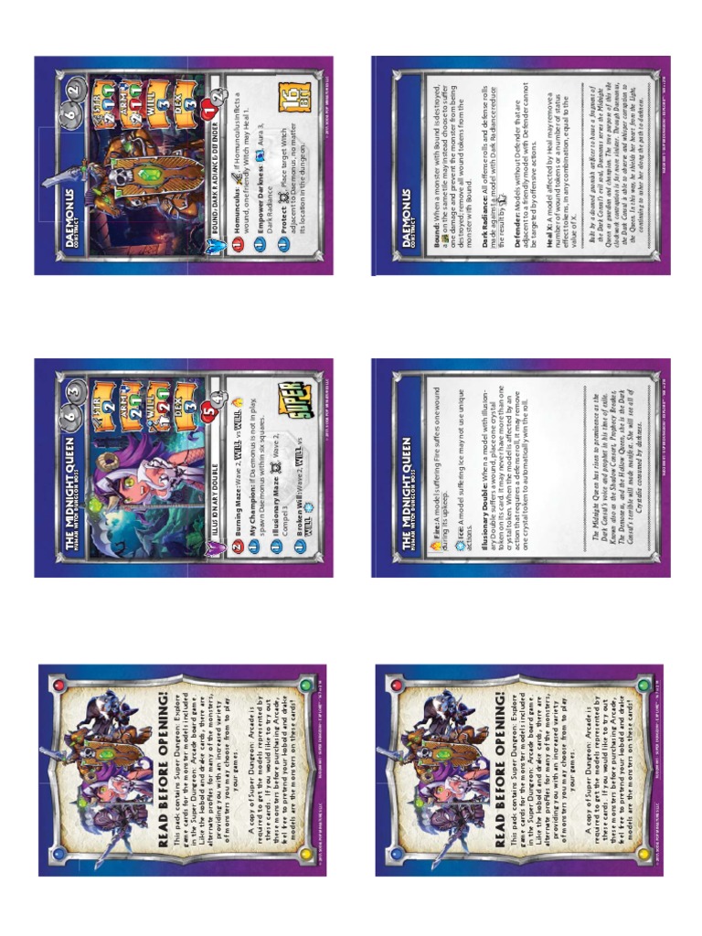 Super Dungeon Explore Elf Alt Cards | PDF
