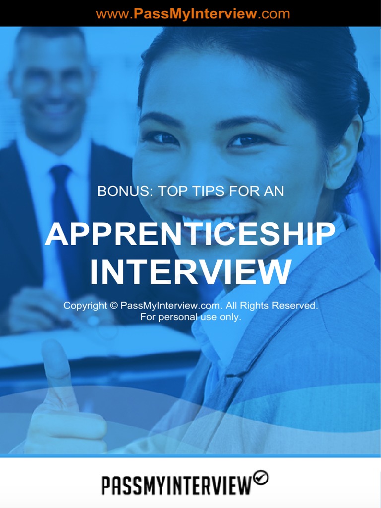 Apprenticeship: Interview | PDF | Apprenticeship