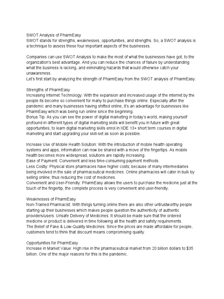 Untitled Document | PDF | Swot Analysis | Internet